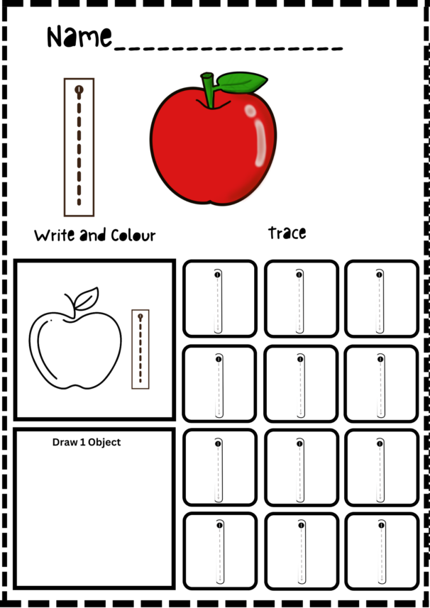 Number tracing 1 to 10