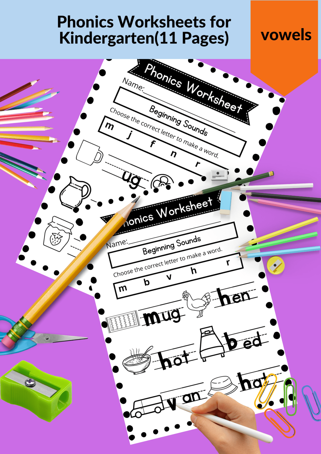phonics worksheets