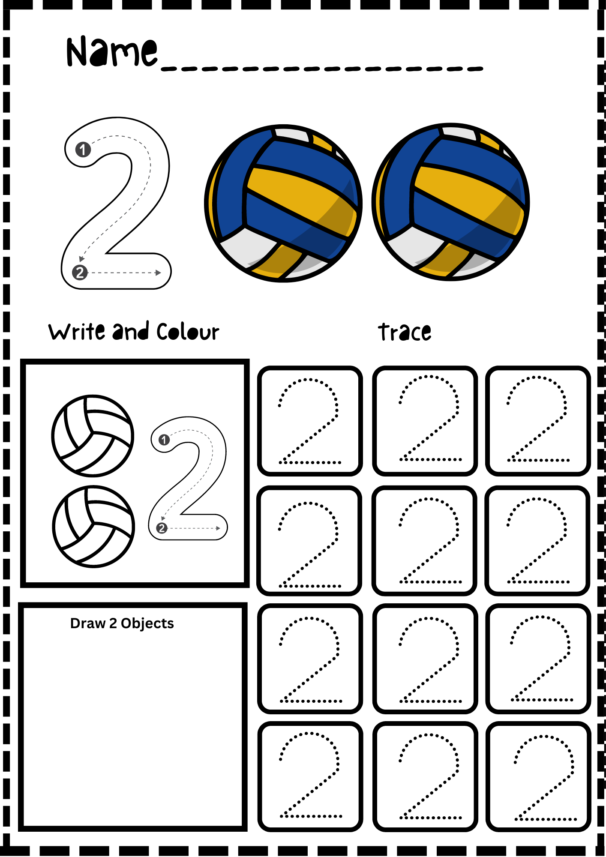 Colouring Worksheets for Pre-School and Kindergarten - Downloadable ...