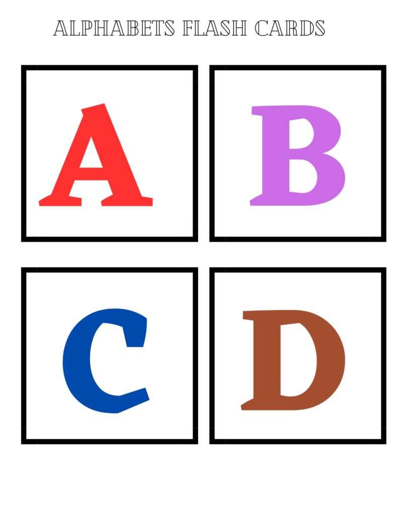 Flashcards Preschool Vocabulary Building
