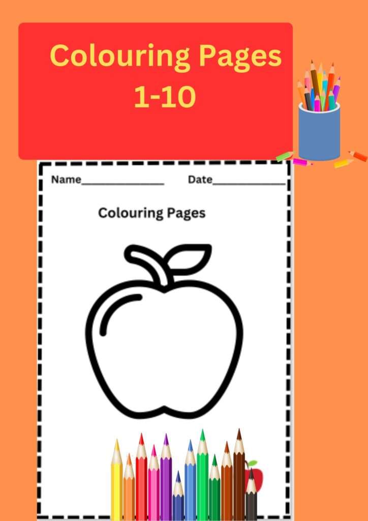 Colouring Worksheets for Pre-School and Kindergarten - Downloadable ...