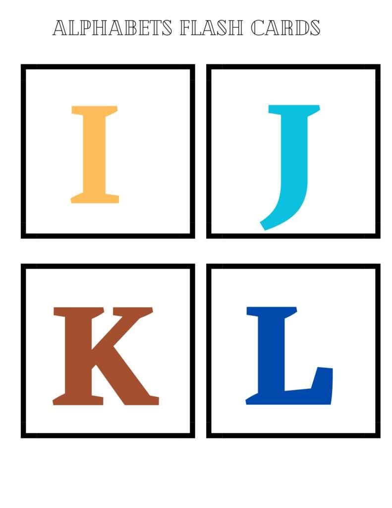 Flashcards Preschool Vocabulary Building