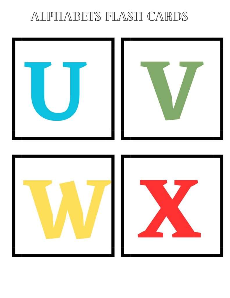 Flashcards Preschool Vocabulary Building