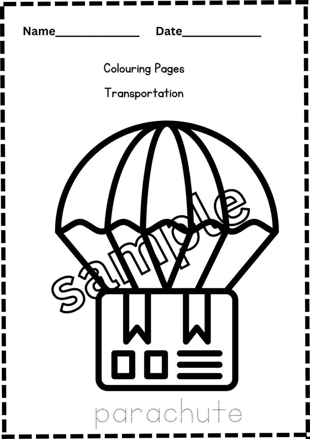 Transportation,fruits and vegetables coloring pages