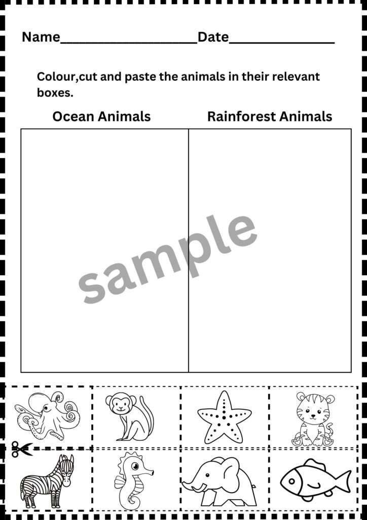 activity worksheets for pre school free printable worksheets