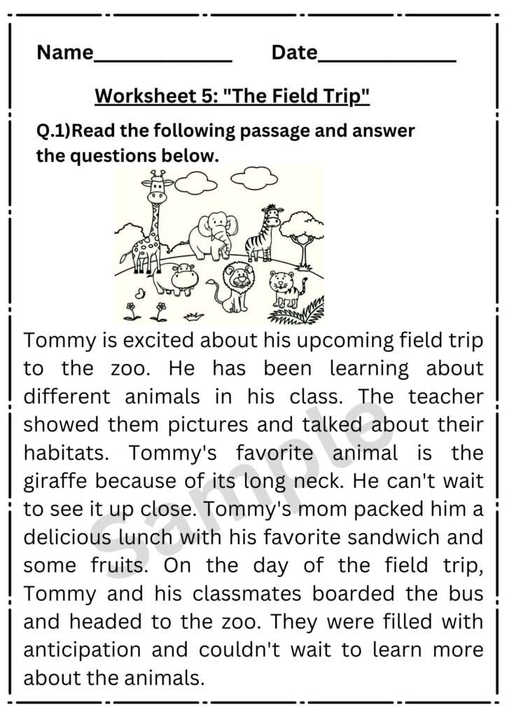 comprehension exercises