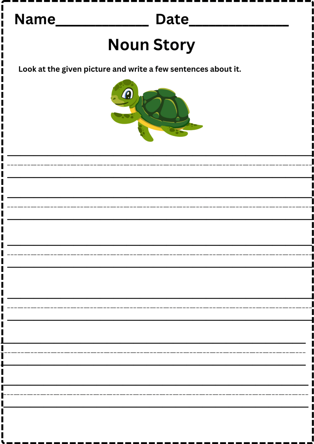 free noun worksheets for kindergarten