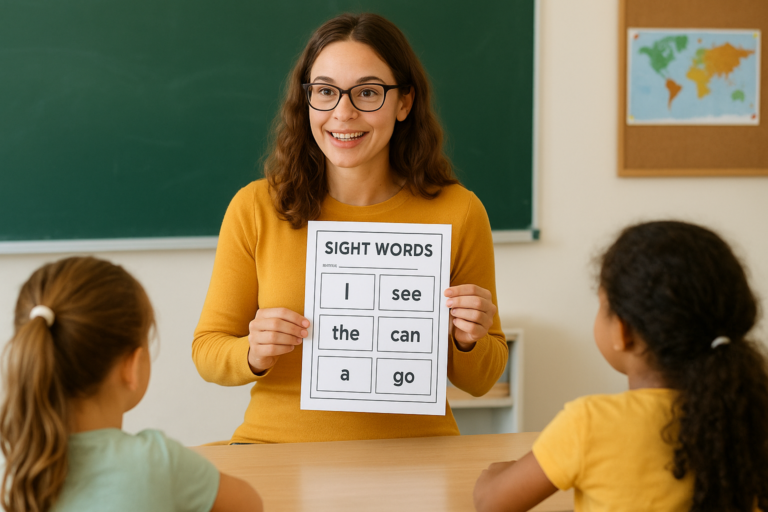 10 Free Sight Words Worksheets for Kindergarten to Boost Early Reading ...