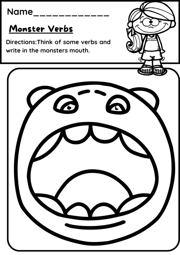 Best Action Verbs Worksheets for Grade 1– 9 Printable English Grammar Pages