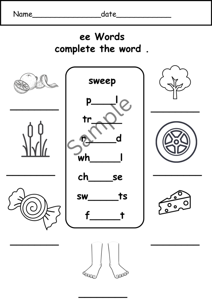EE words Worksheets