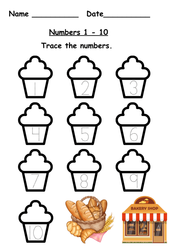tracing numbers 1-10