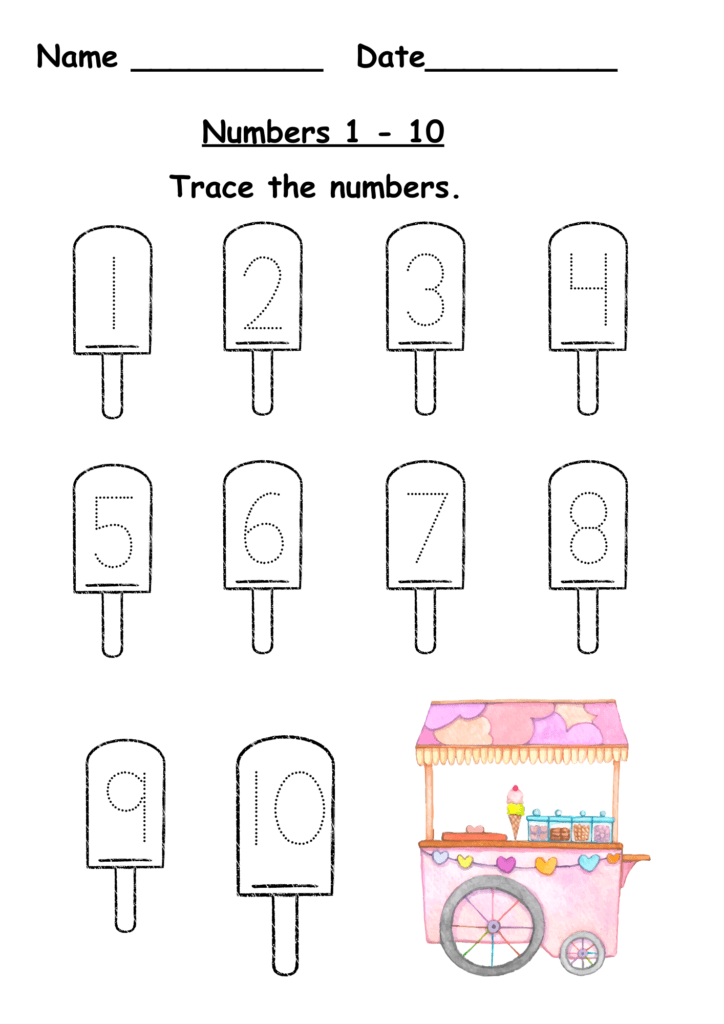 tracing numbers 1-10