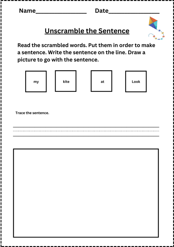 Sentence Writing Worksheets Free Printables
