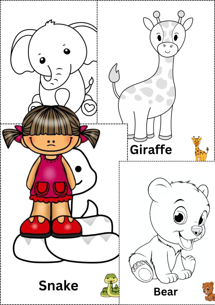 Animal Coloring Pages ( 27 Printables)|| Forest Animals , Farm animals ...