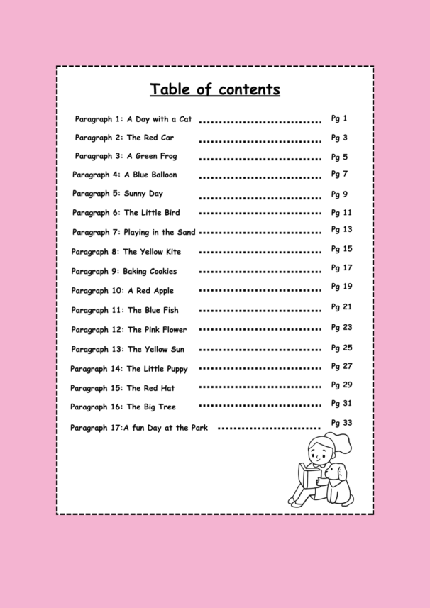 Kindergarten Reading Comprehension ( 34 Printables)16 passages