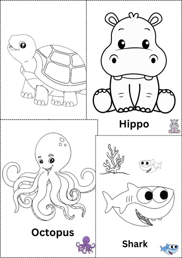 Animal Coloring Pages ( 27 Printables)|| Forest Animals , Farm animals ...