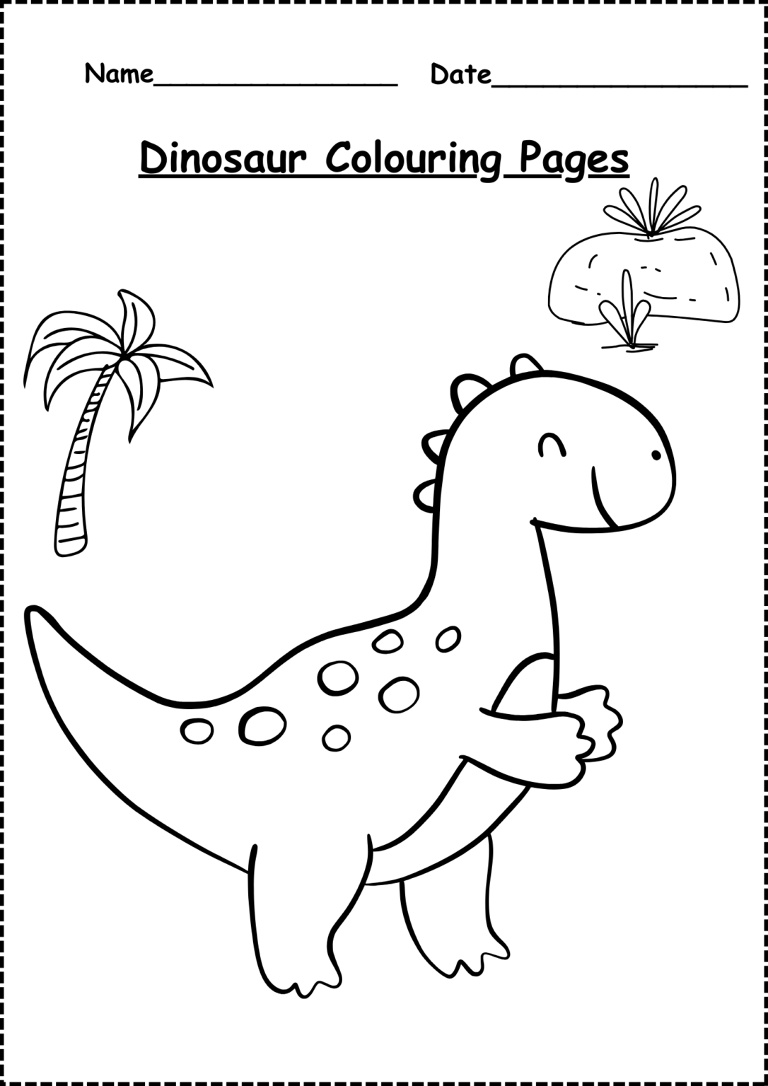 Dinosaur Coloring Pictures For Kids Coloring Pages