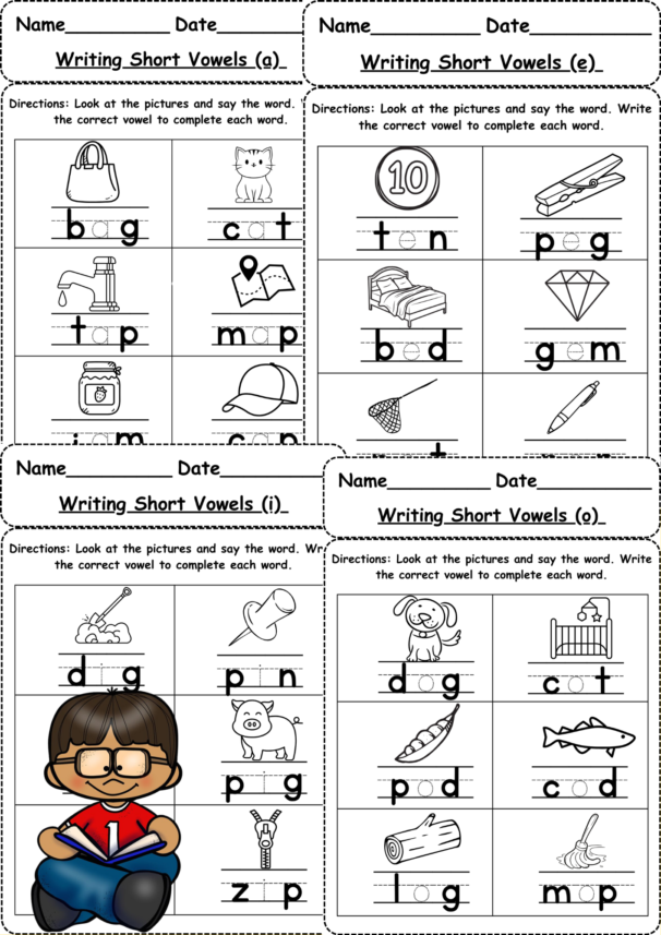 Long and Short Vowels Worksheets (24 Printables)