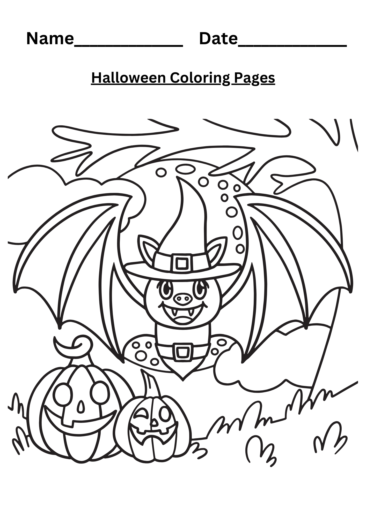 11 Spooktacular Free Halloween Coloring Pages to Thrill Your Kids