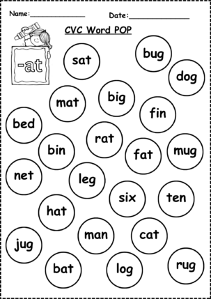 "6 Best Free CVC Words Worksheets Every Parent and Teacher Needs ...