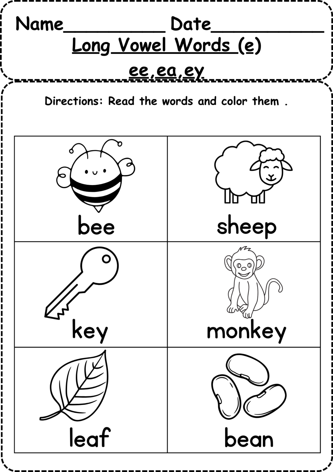 5 Awesome Long Vowel Sounds Worksheets Free||What are Long Vowels?