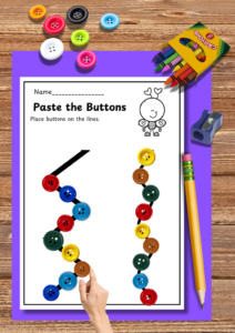 7 Best Free Kindergarten Activities with Buttons