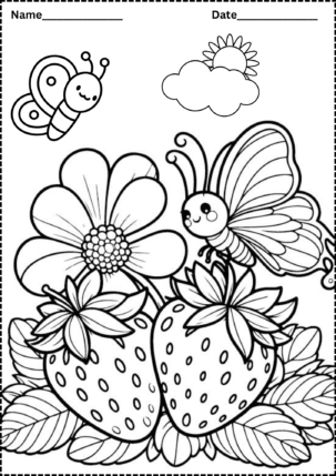 10 Amazing Free Spring Coloring Pages to Delight Kids