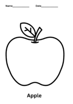 10 Free Awesome Fruits Coloring Pages for Kids PDF