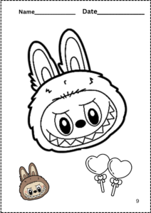 Free Labubu Coloring Pages for Kids – Cute & Printable Fun!