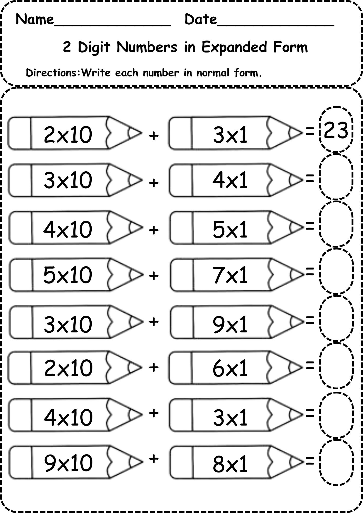 Best Free Place Value Worksheets for Grade 1 (Printable PDF)
