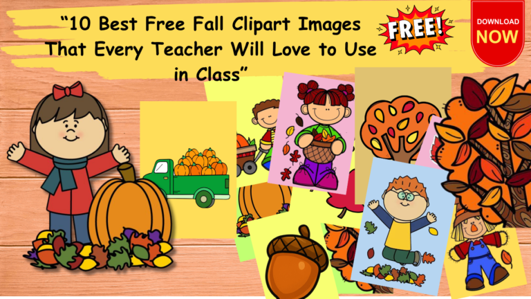 10 Best Free Fall Clipart Images for Teachers | Download Now
