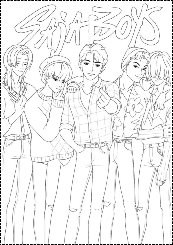 Kpop Demon Hunters Coloring Pages (Free Printable Download)