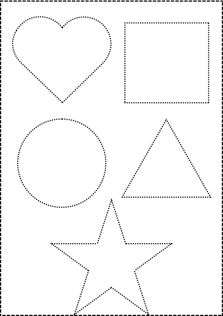 Preschool Tracing Worksheets Book | Alphabet, Numbers & Shapes