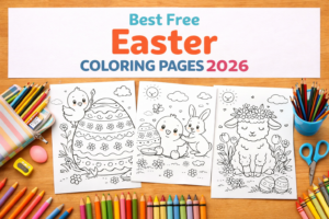 Best Free Easter Coloring Pages 2026 (Printable PDF for Kids)