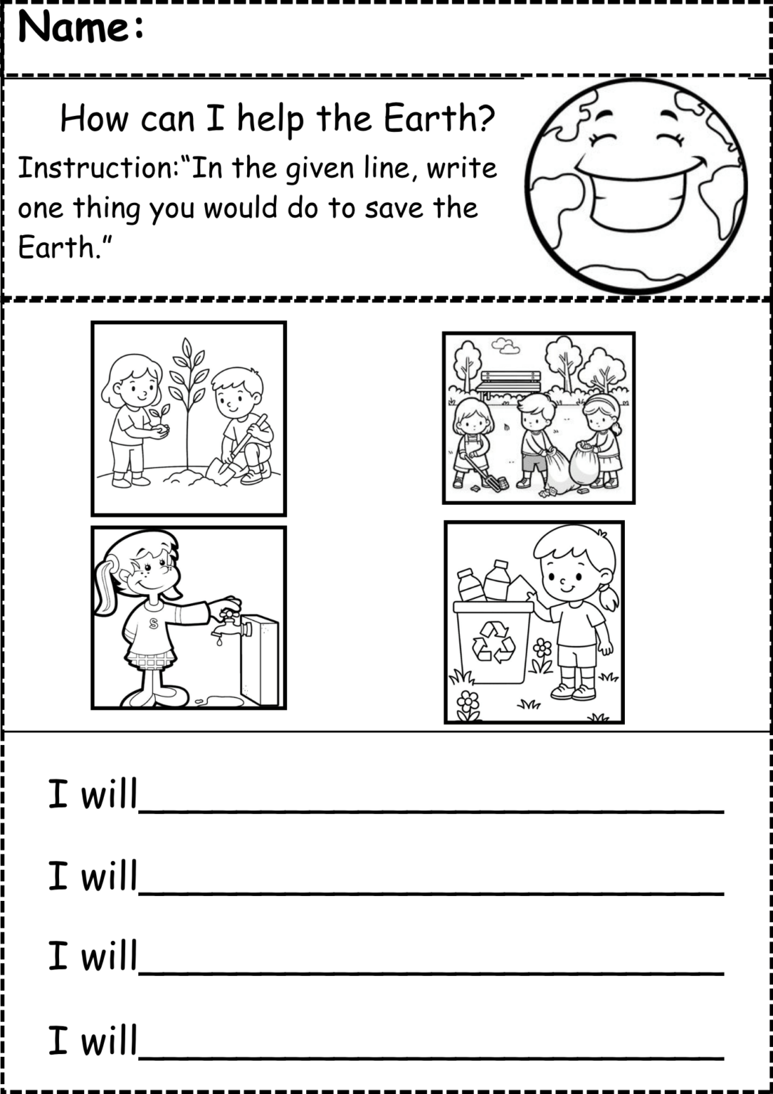Earth Day Archives - Downloadable Worksheets
